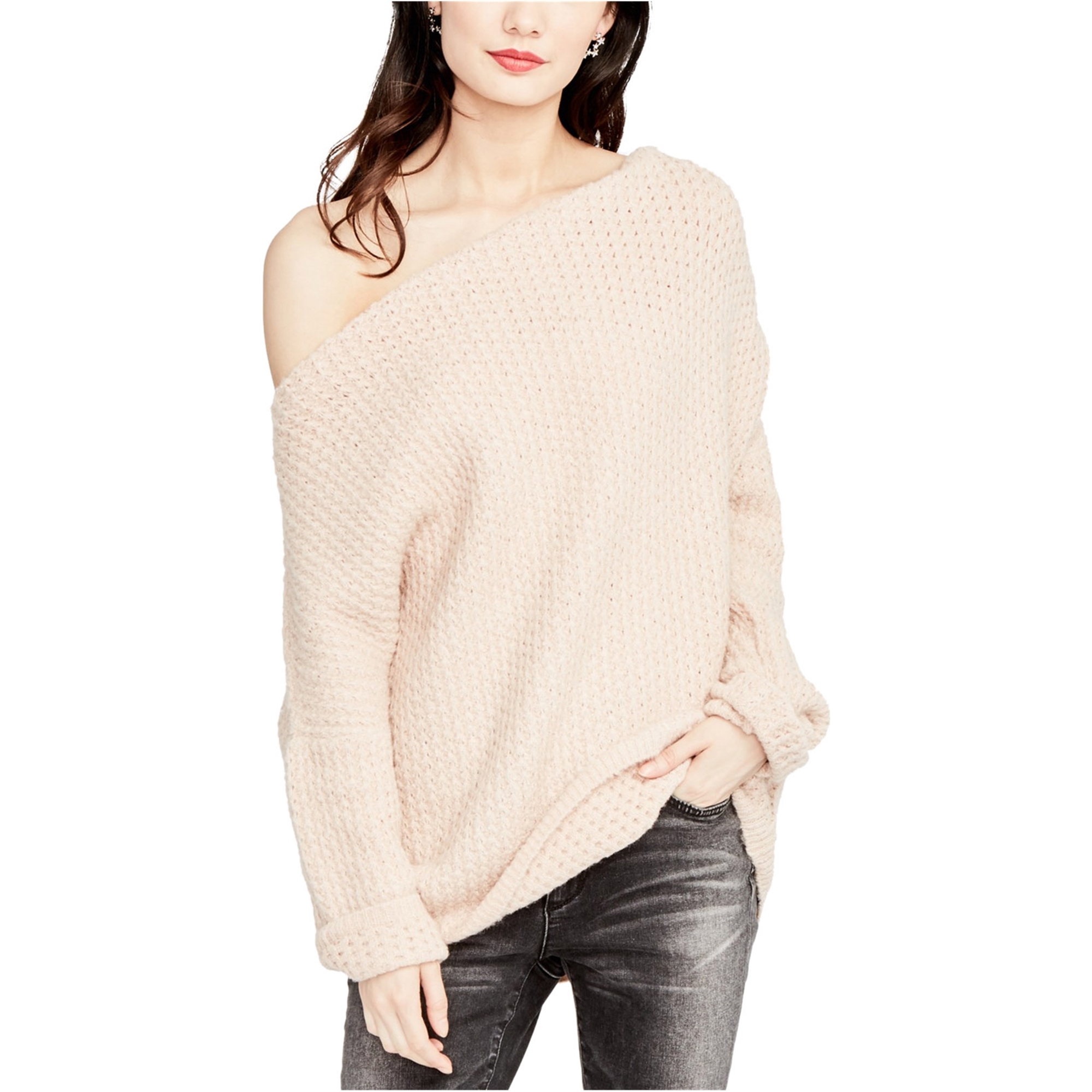 Rachel Roy Womens One Shoulder Knit Sweater | Womens Apparel | Free ...