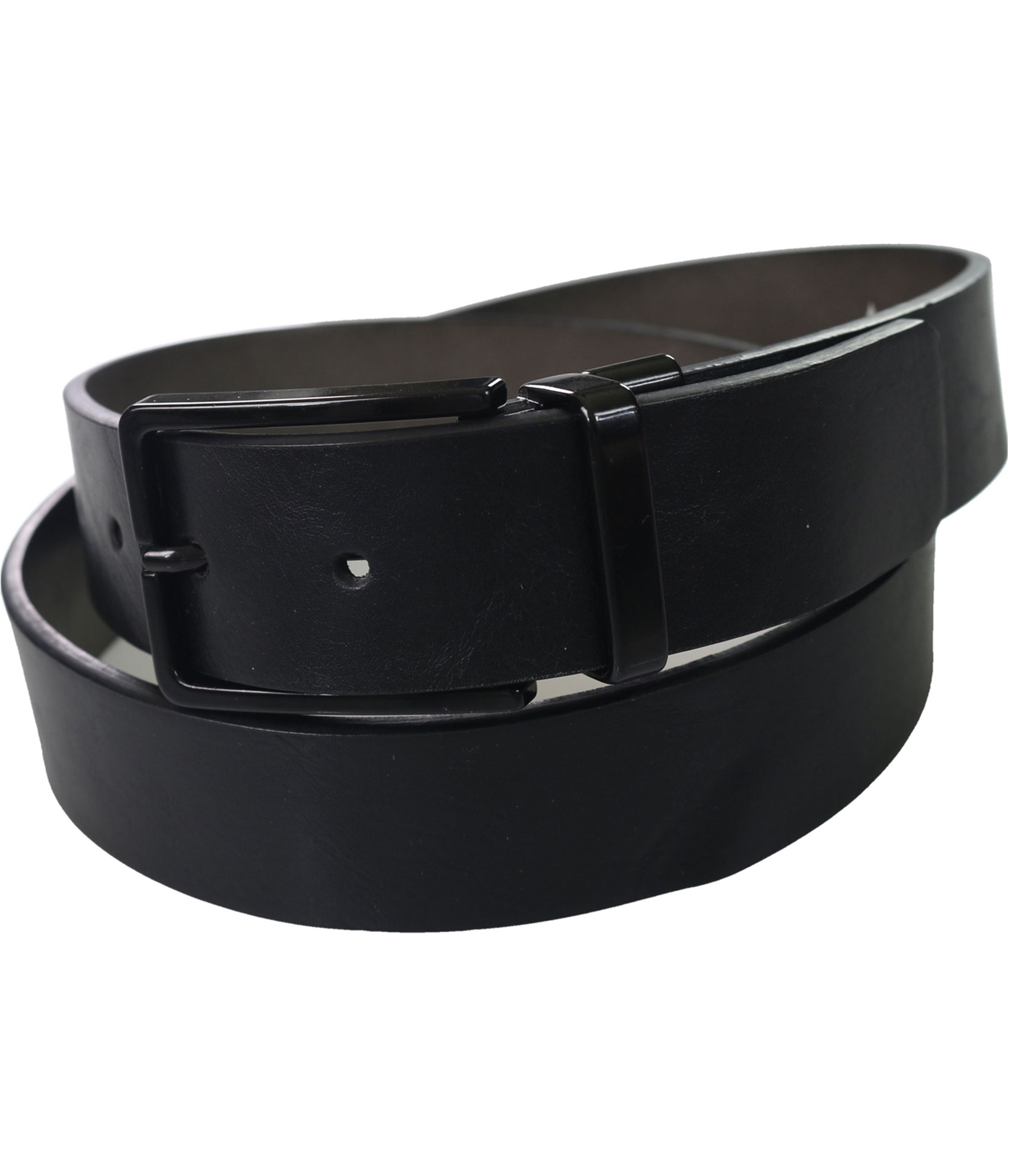 Alfani Mens Cut Round Belt, Black, 36 | eBay